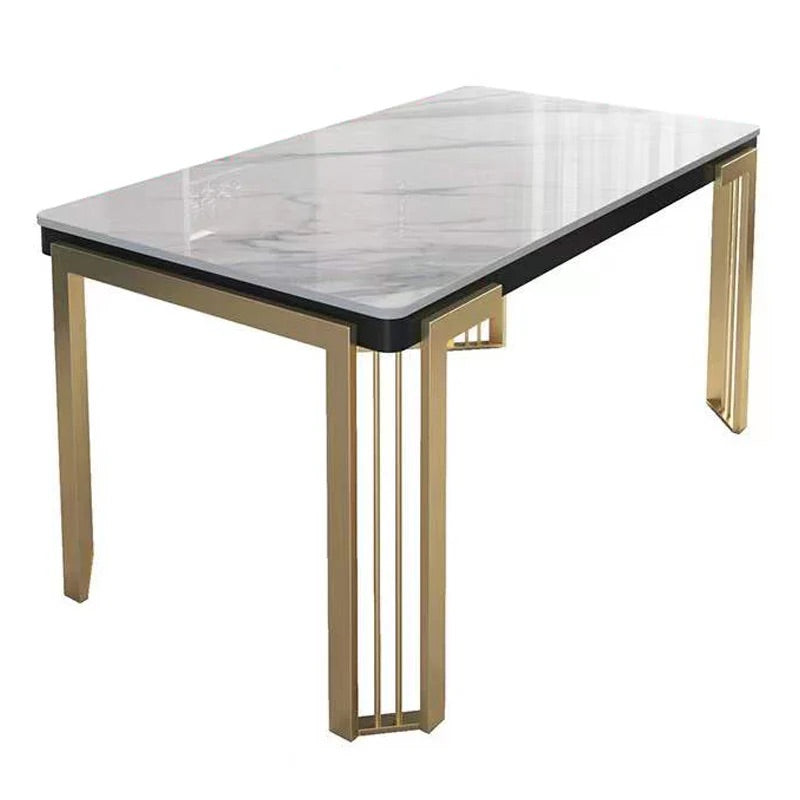 Cyrus Dining Table - Gold – Luxe Decorum